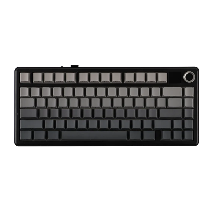 Aula F75 MAX Black Grey gradient (Side-Printed), Hotswap RGB Gasket Bl ...